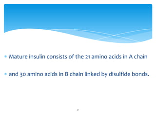 Hemoglobin and insulin | PPTX