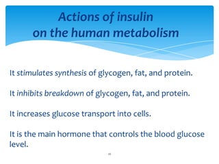 Hemoglobin and insulin | PPTX