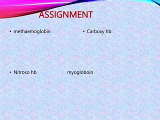 hemoglobin and myoglobin .pptx
