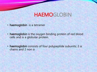 hemoglobin and myoglobin .pptx | Free Download