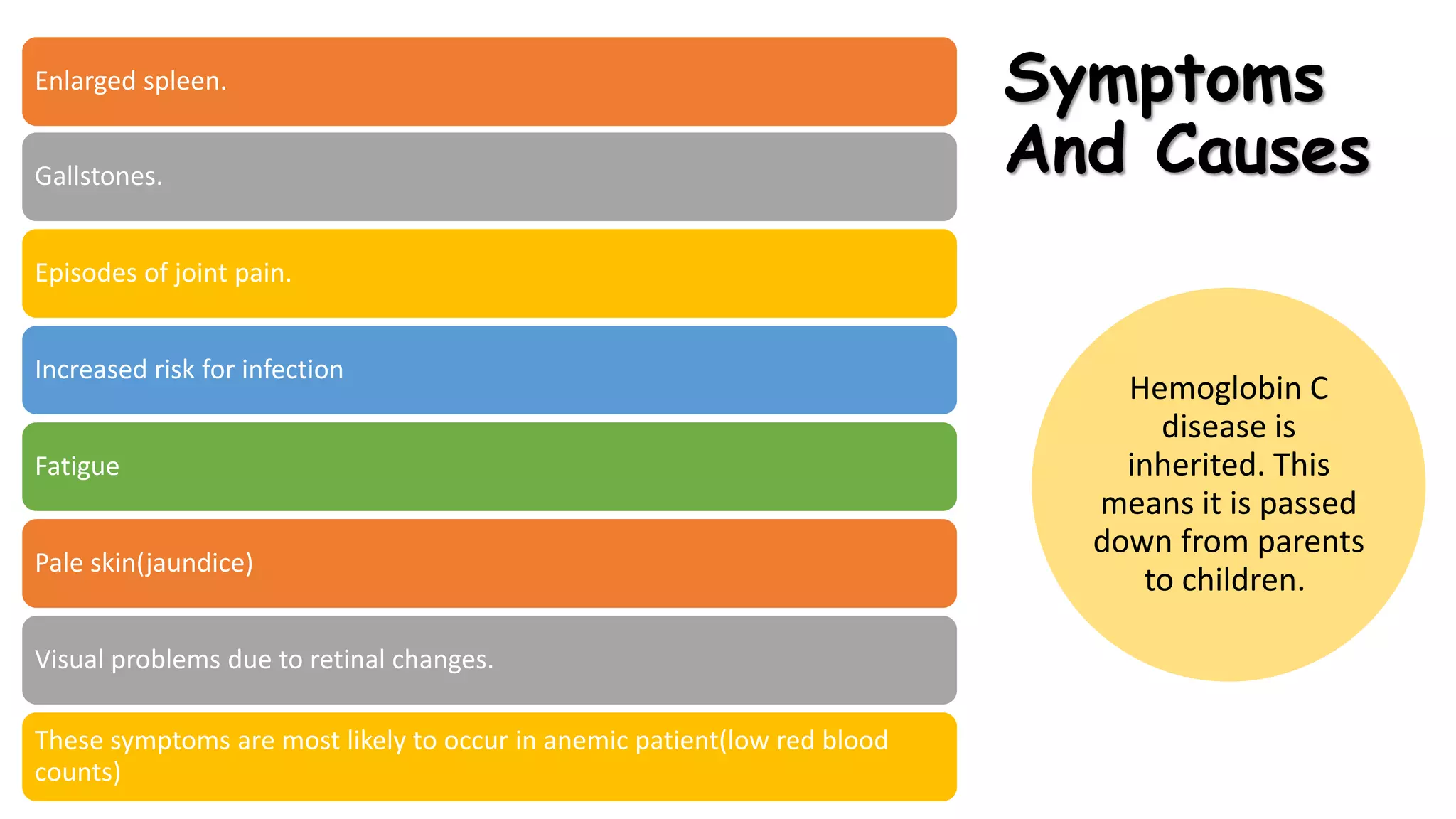 Hemoglobin C and SC Blood Disorders | PPT