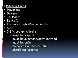 Hemoglobin determination | PPTX