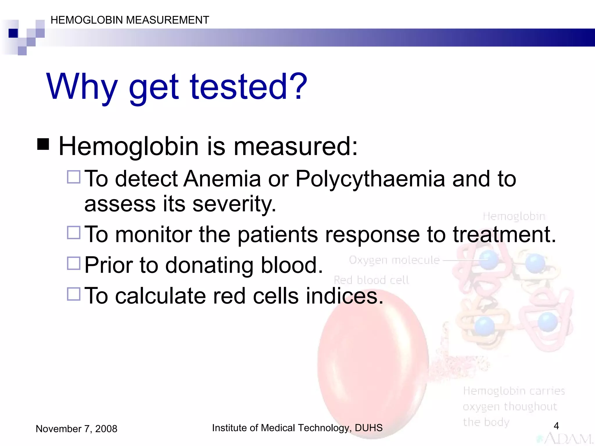 Hemoglobin estimation | PPT