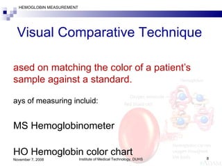 Hemoglobin estimation | PPT