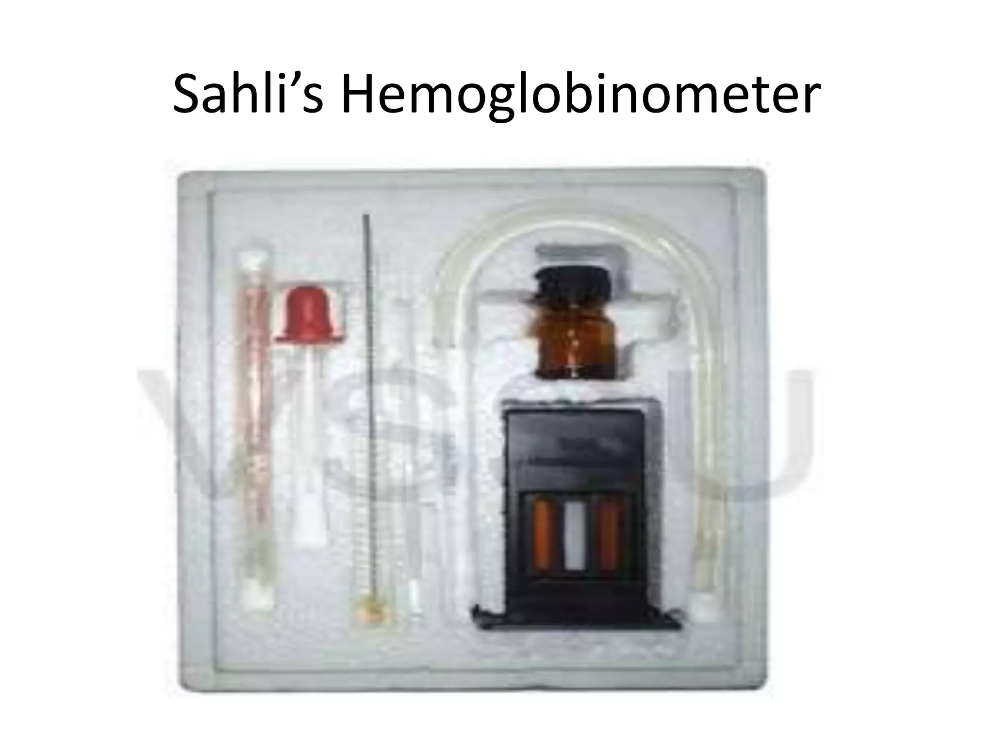 Hemoglobin estimation | PPTX