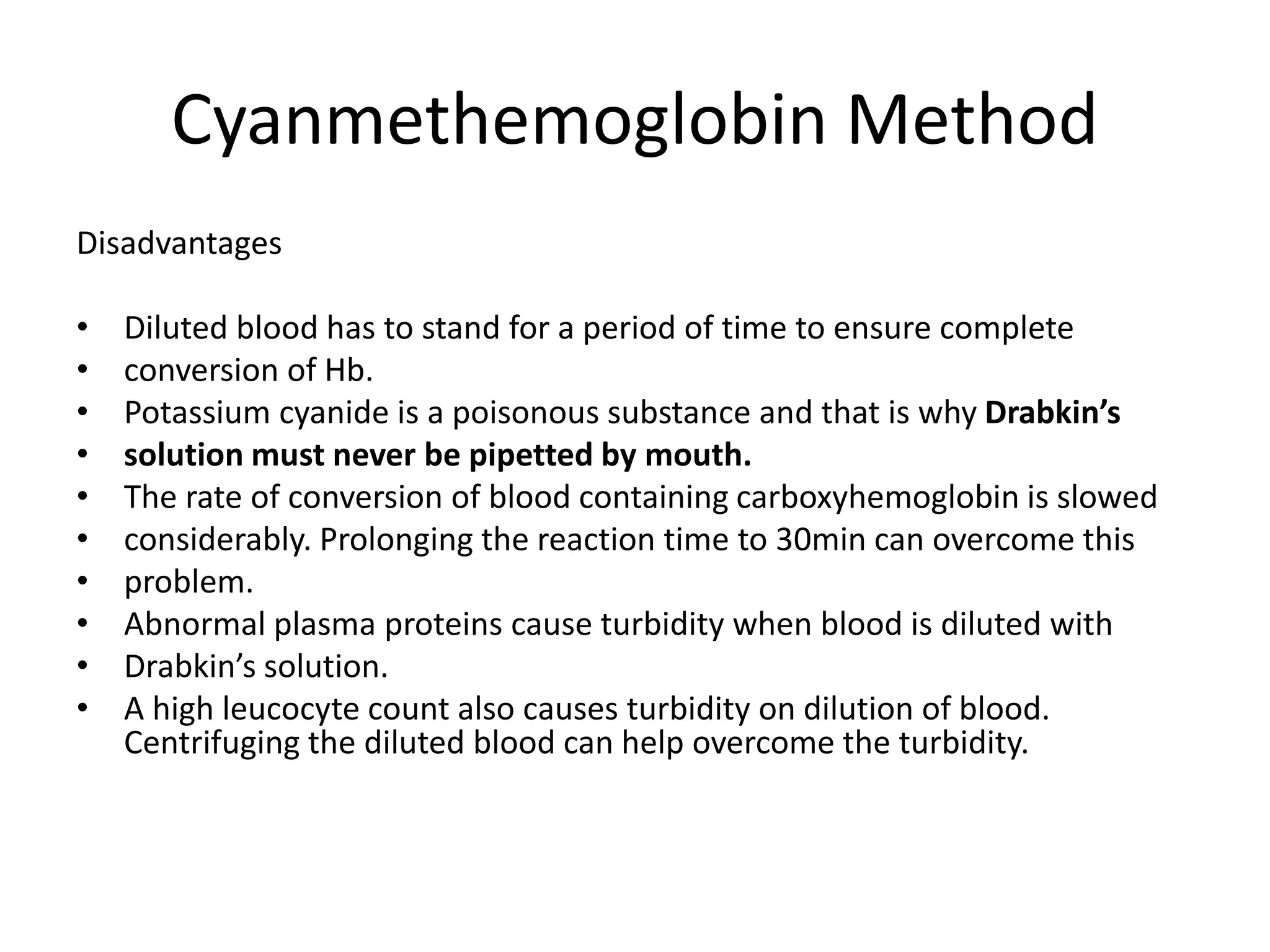 Hemoglobin estimation | PPTX
