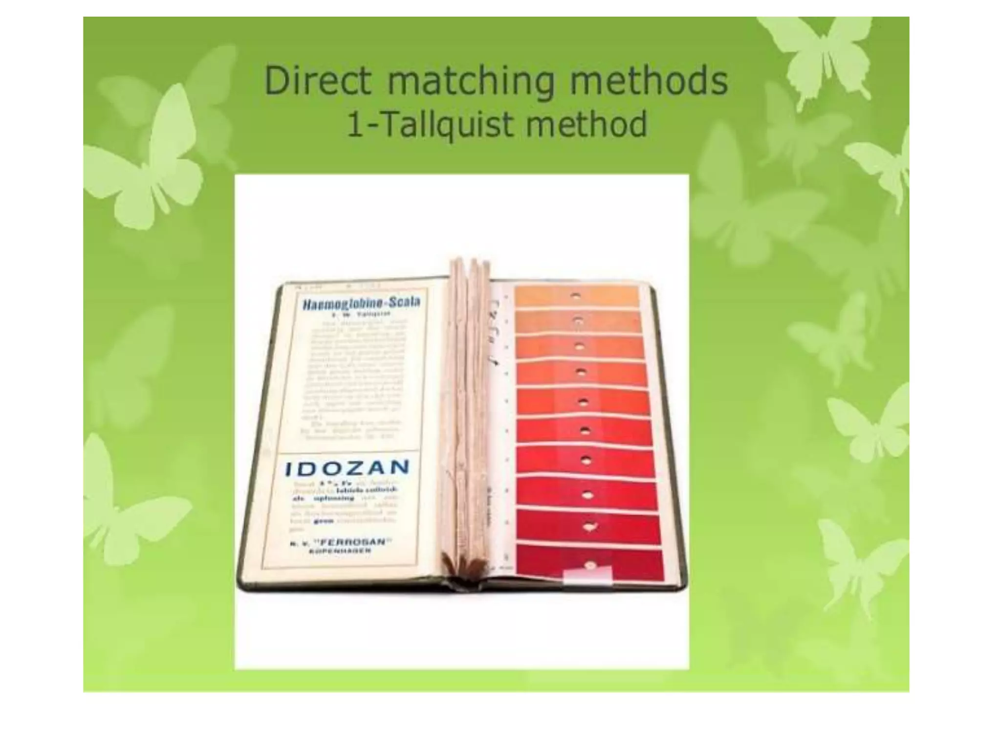 Hemoglobin estimation | PPTX