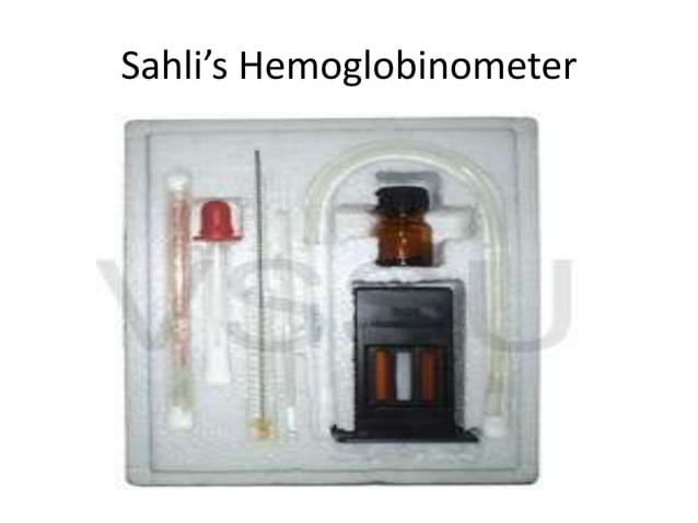 Hemoglobin estimation | PPTX | Blood Disorders | Diseases and Conditions