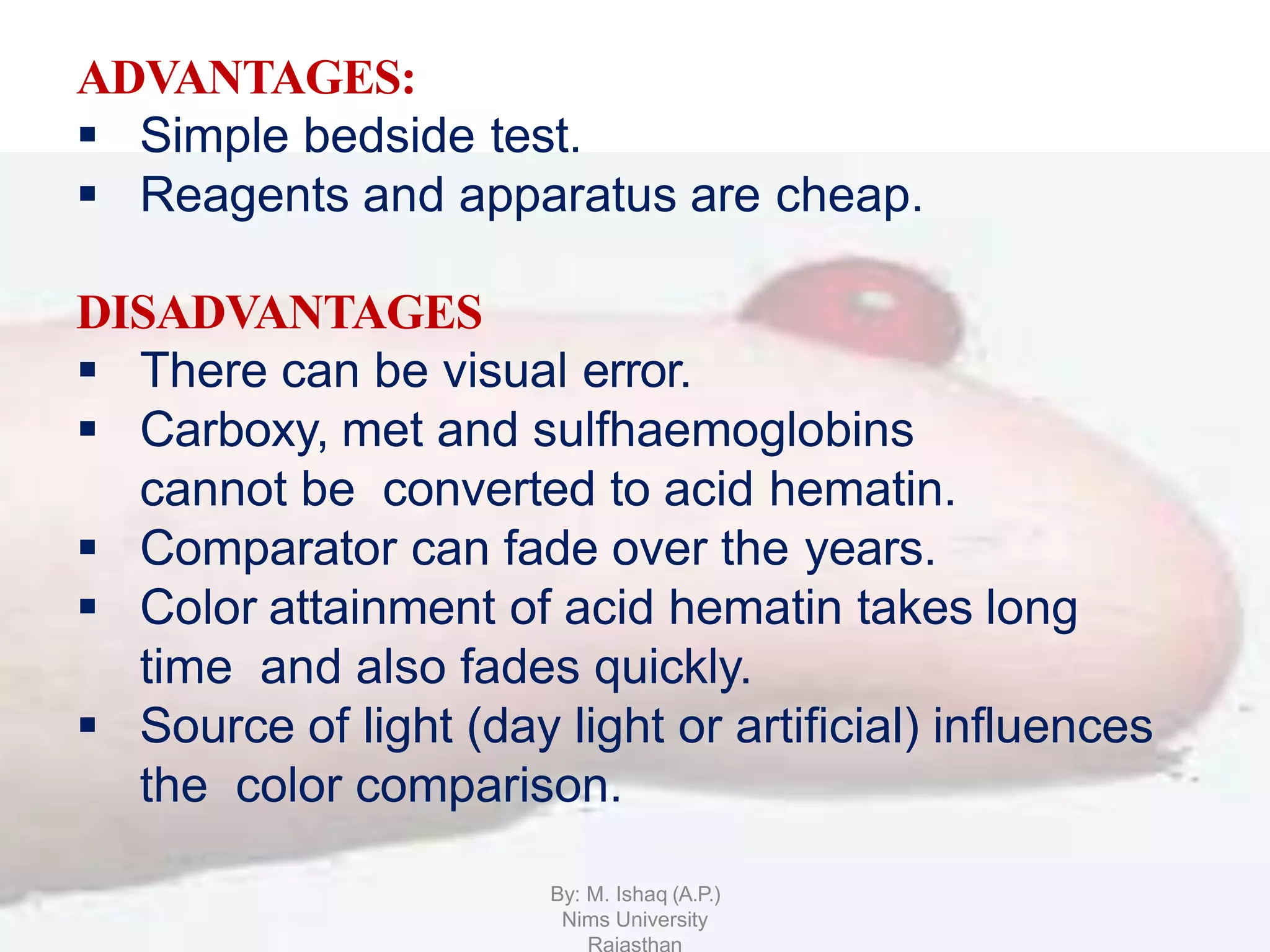 hemoglobinestimation | PPT