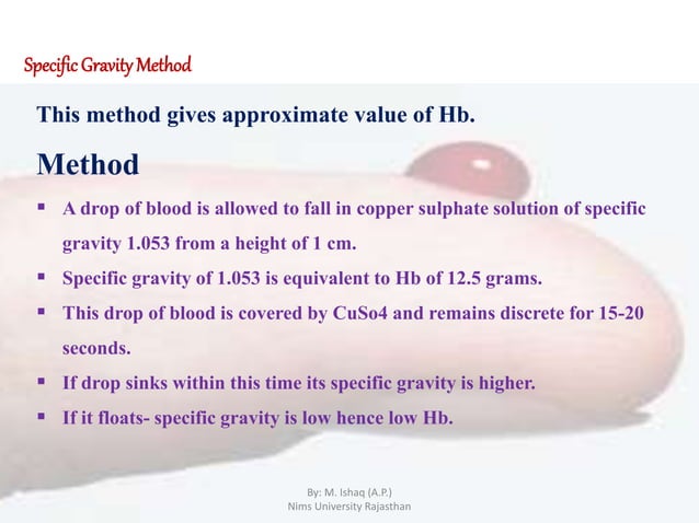 Hemoglobin estimation | PPTX