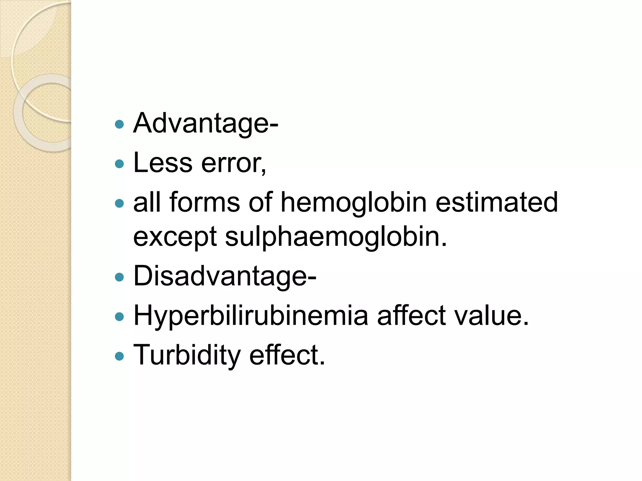 Hemoglobin estimation dr sandeep | PPTX