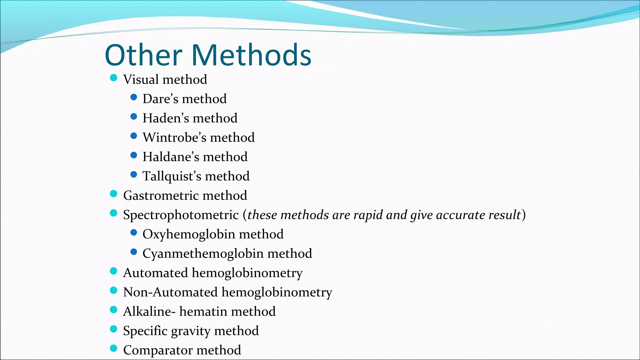 Estimation of Hemoglobin (hb) by Pandian M, Tutor, Dept of Physiology ...