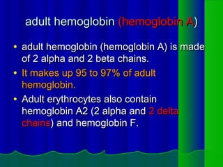 Hemoglobin & its functions plasma | PPT