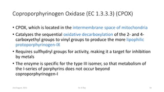 Hemoglobin metabolism and porphyrias | PPTX | Blood Disorders ...