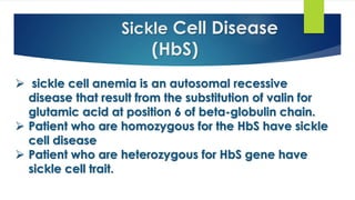Thalassemia and Hemoglobinopathies | PPTX