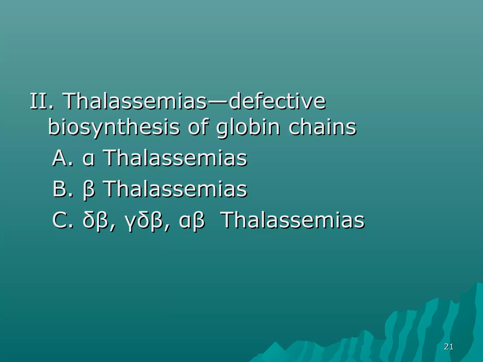 Hemoglobinopathies | PPT