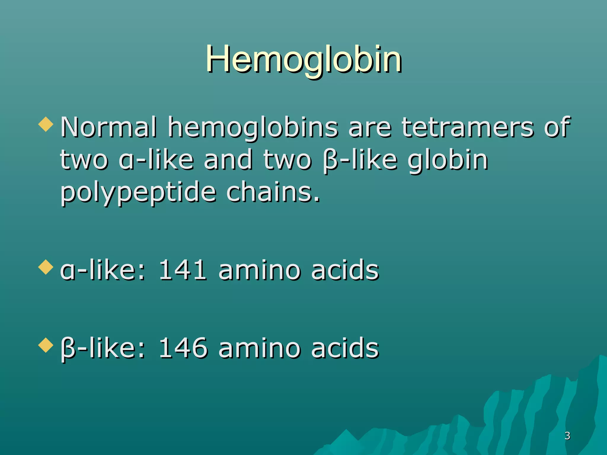 Hemoglobinopathies | PPT