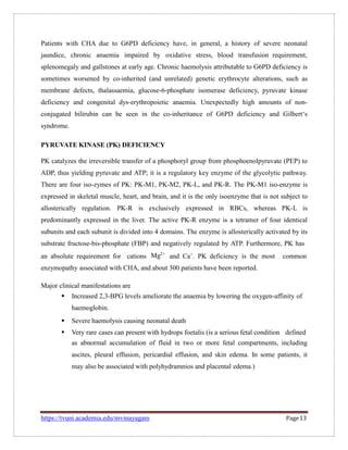 Hemoglobinopathy & erythrocyte enzyme disorder | PPTX