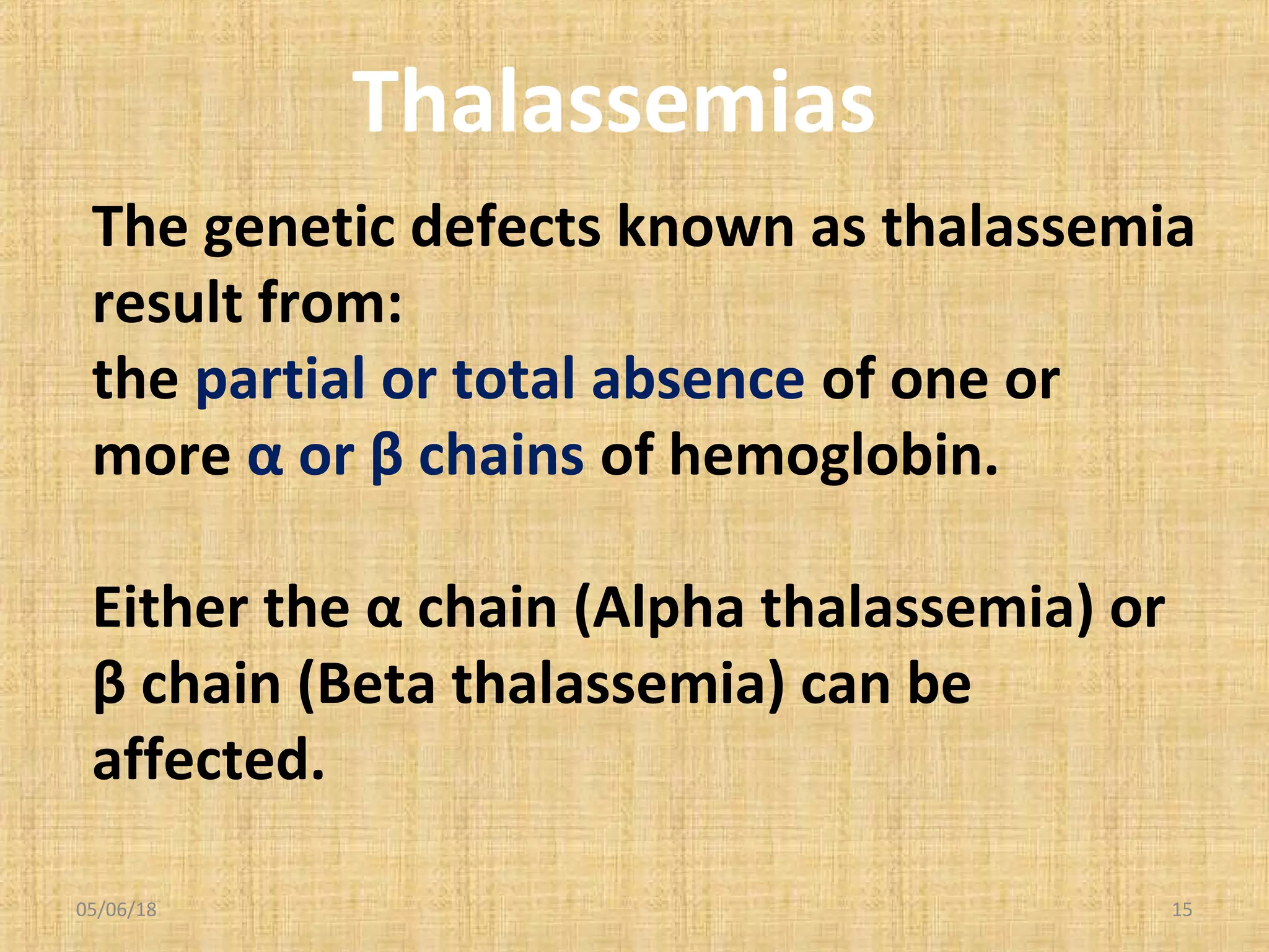 Hemoglobinopathies | PPT