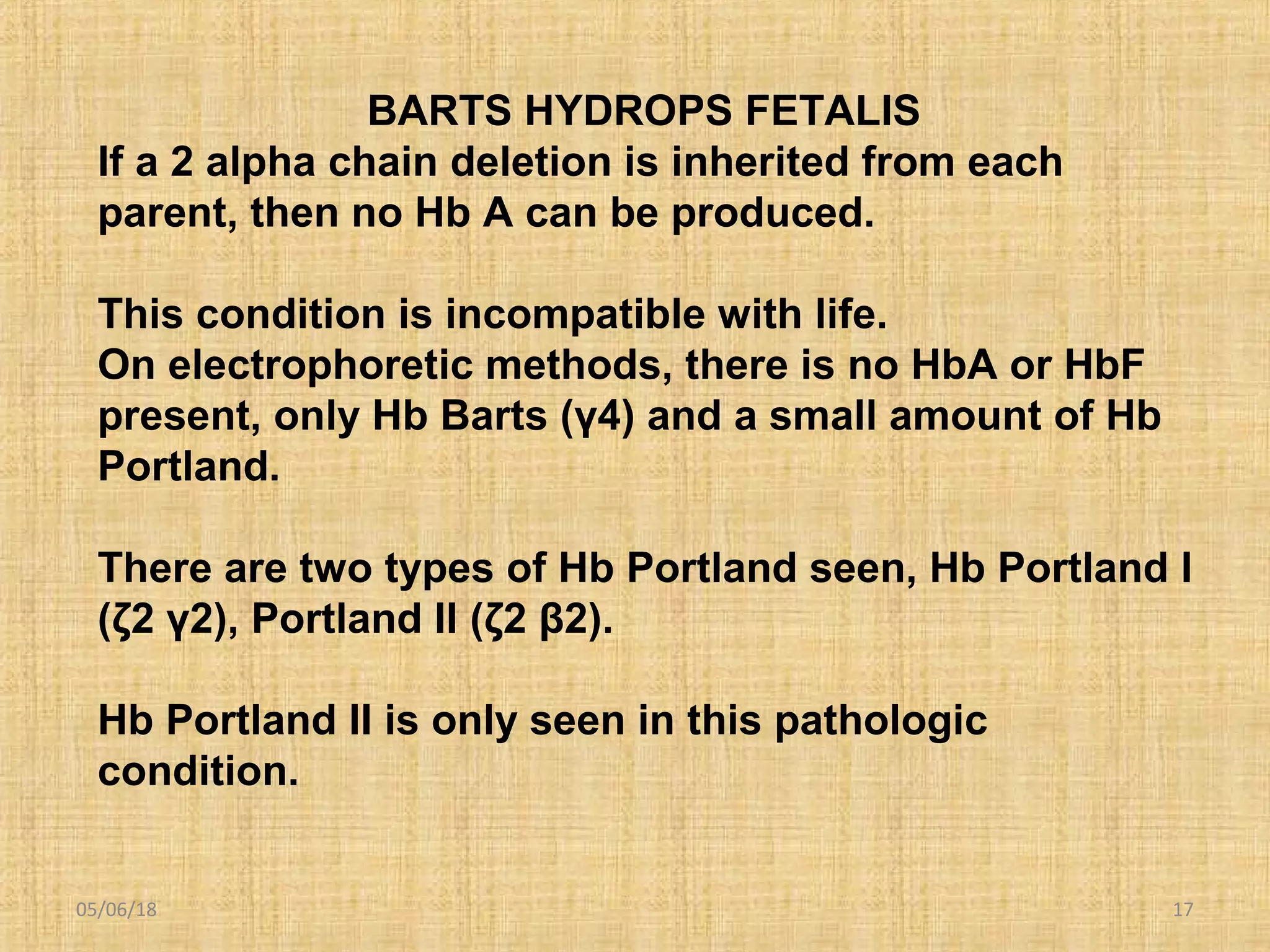 Hemoglobinopathies | PPT