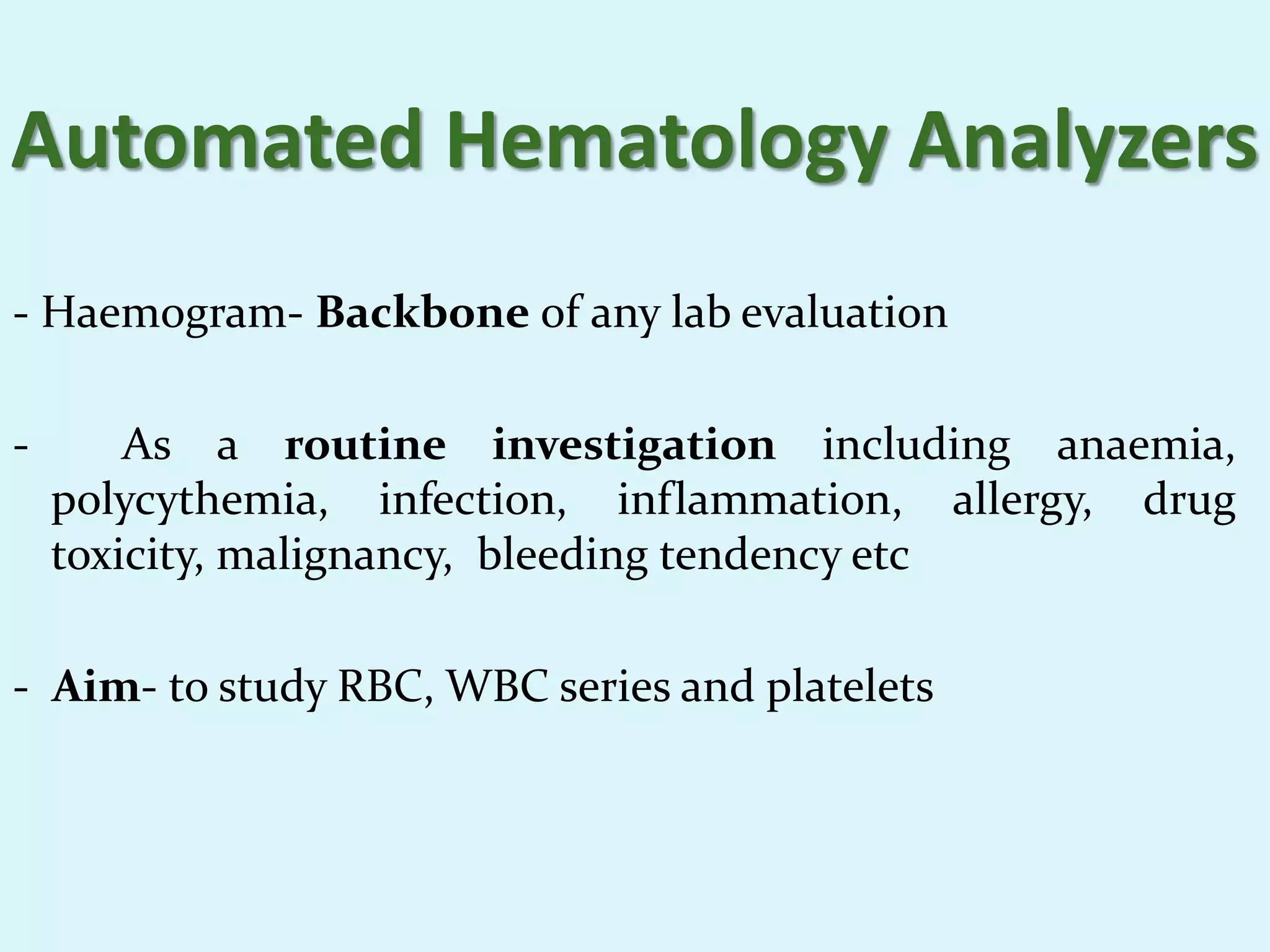Interpretaion of hemogram | PPTX