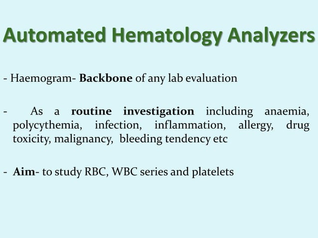 Interpretaion of hemogram | PPTX