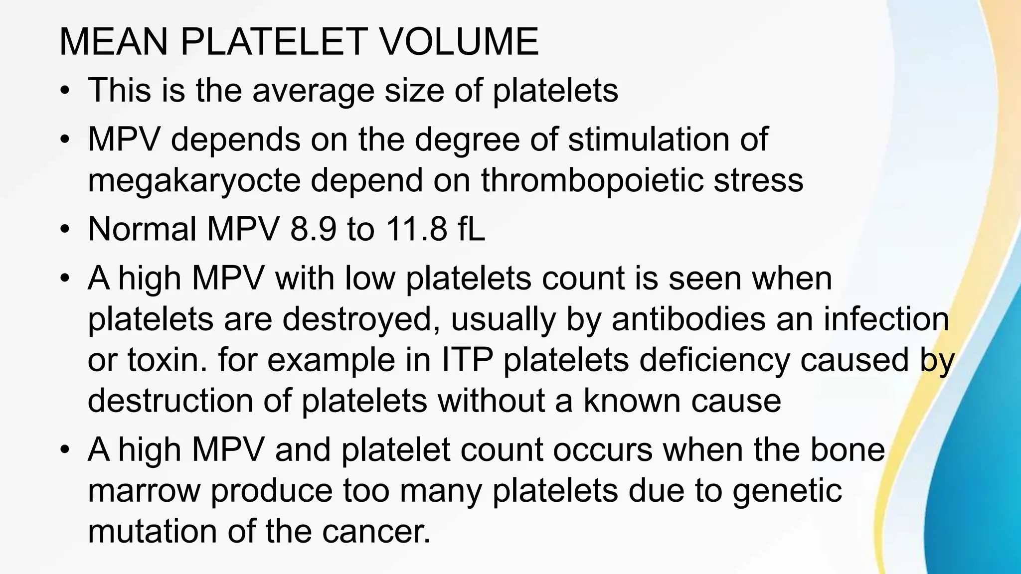 HEMOGRAM slides to help with health care | PPTX