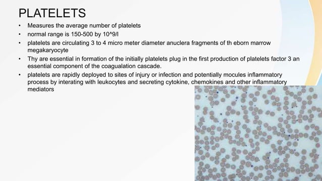HEMOGRAM slides to help with health care | PPTX