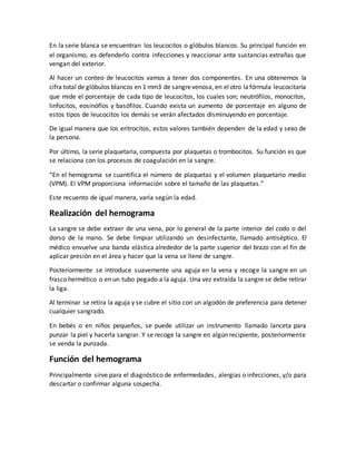 Hemograma | DOCX