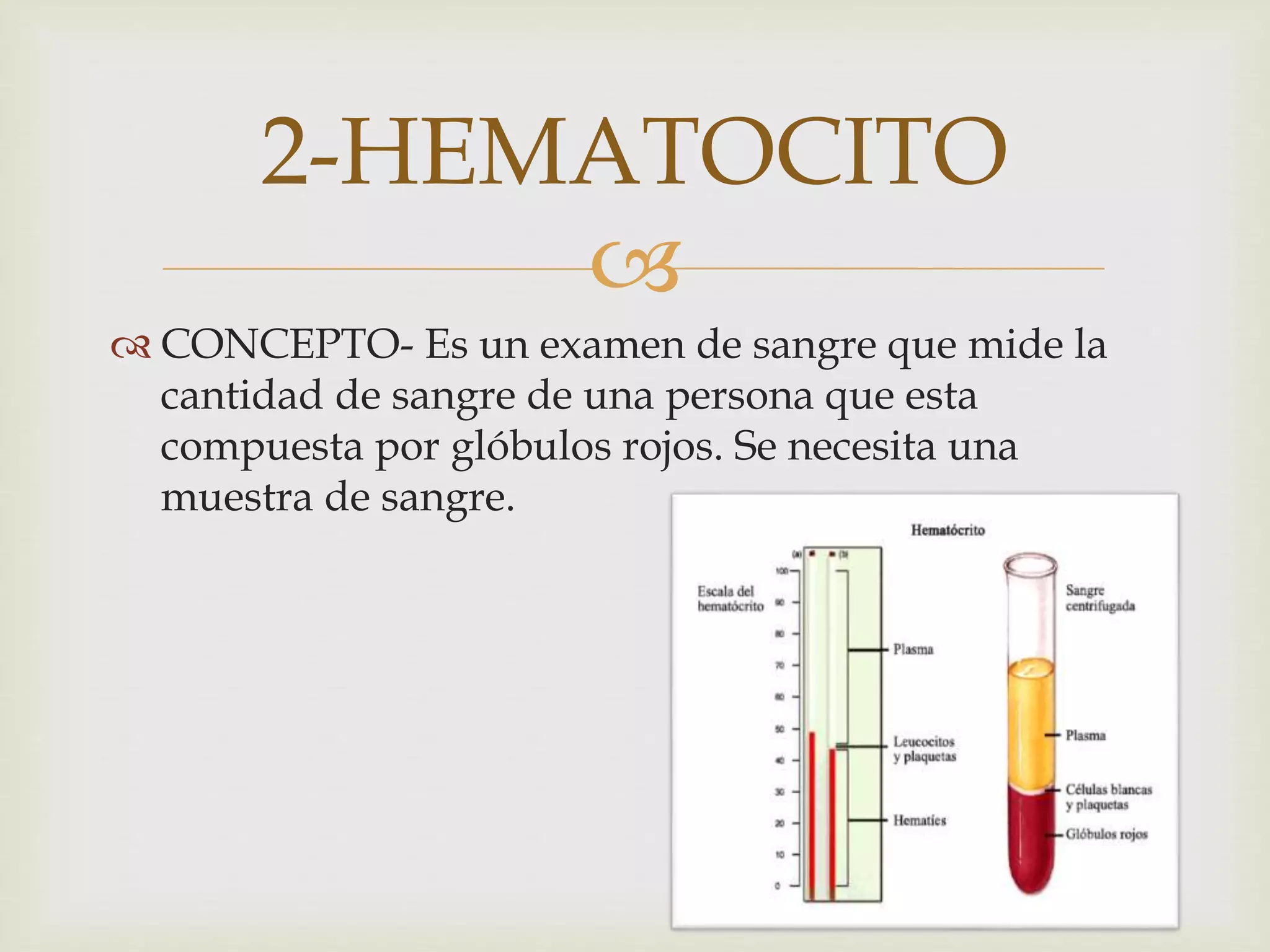 Hemograma hematocrito y hemoglobulina | PPT