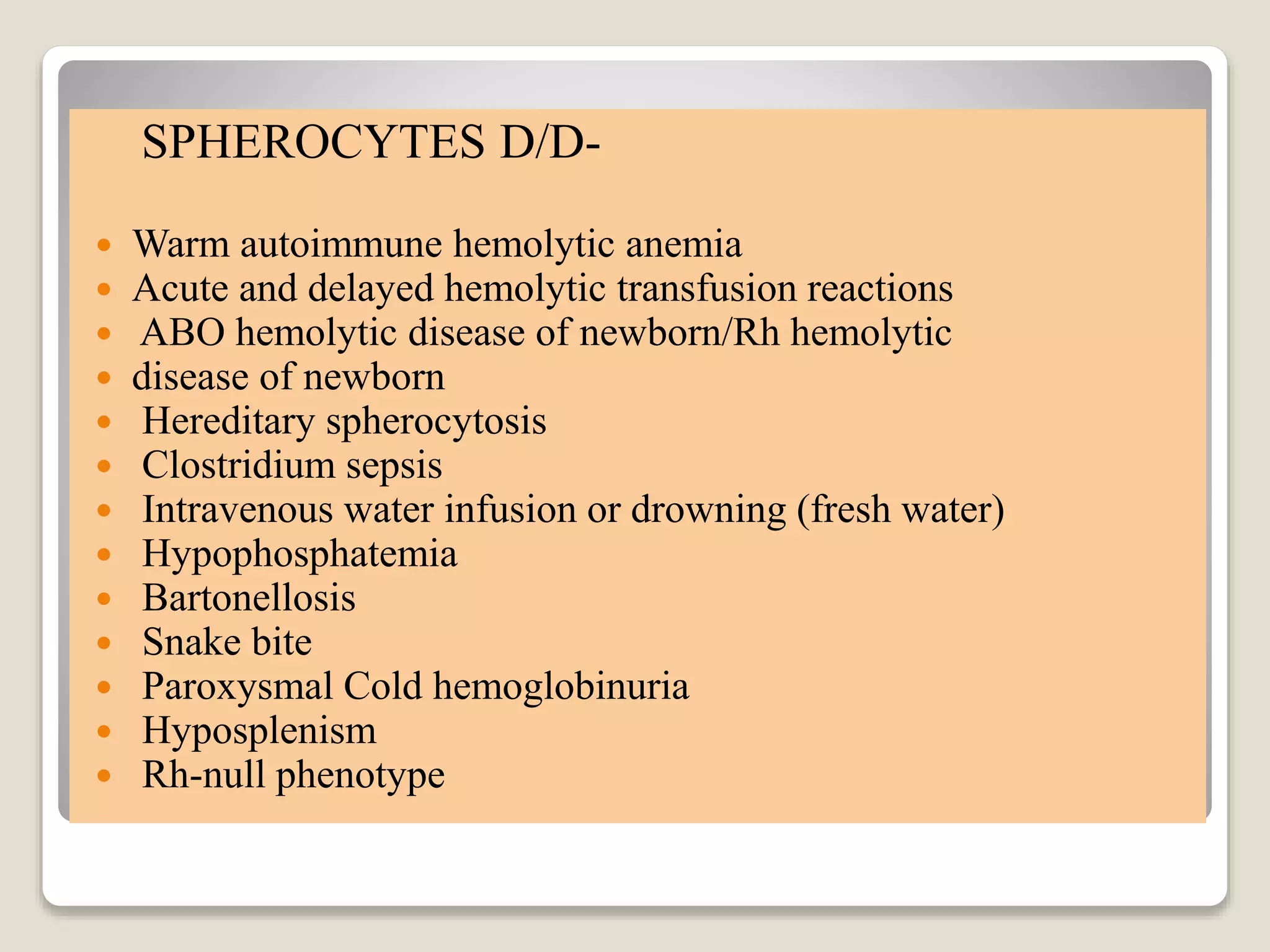 Hemolyic Anemia ppt | PPTX