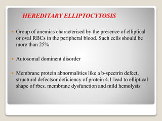Hemolyic Anemia ppt | PPTX