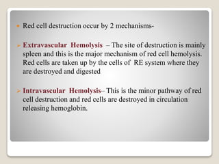 Hemolyic Anemia ppt | PPTX