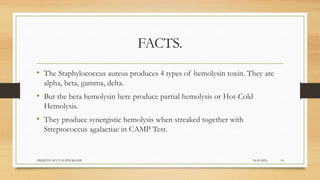 Hemolysis & blood agar abhijith | PPTX