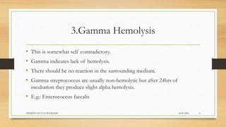 Hemolysis & blood agar abhijith | PPTX