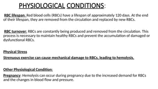 hemolysis of RBCs (physiological & pathological).pptx