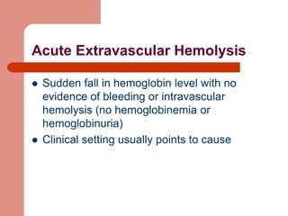 hemolytic anemia in Children including sickle cell | PPT