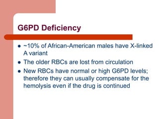 hemolytic anemia in Children including sickle cell | PPT