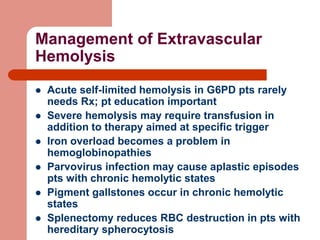 hemolytic anemia in Children including sickle cell | PPT
