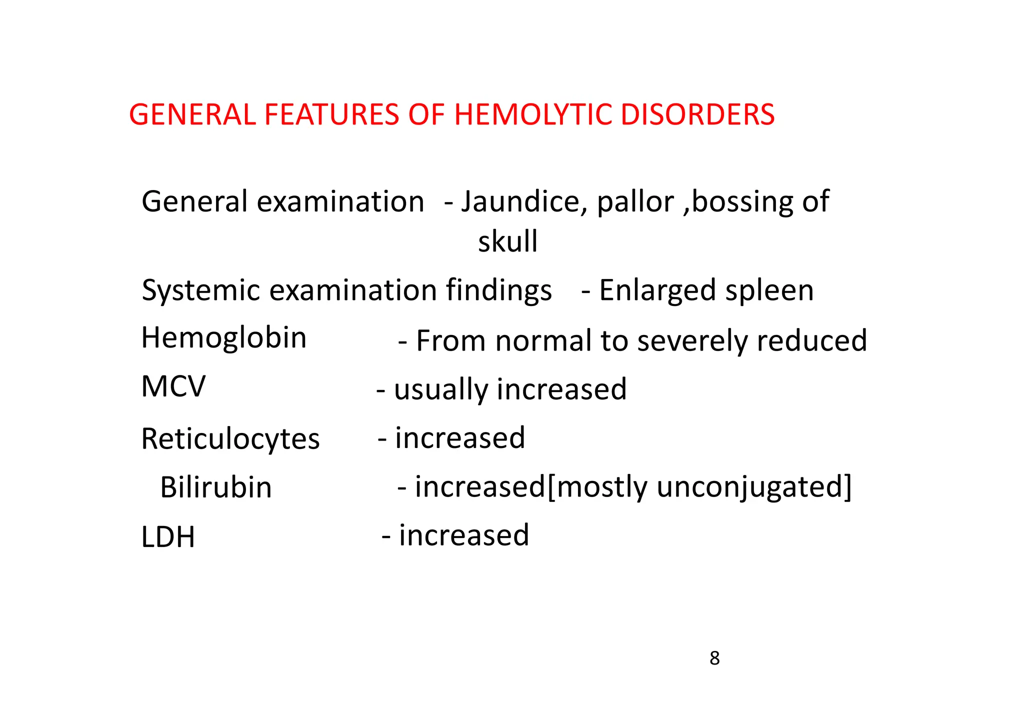 Hemolytic-Anemia - a review of Hemolytic-Anemia | PPT