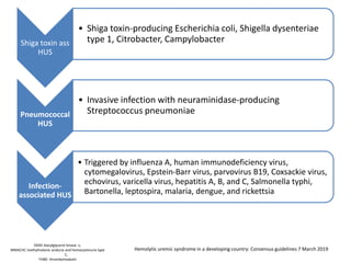 Hemolytic-uremic syndrome (HUS). important pptx | PPTX