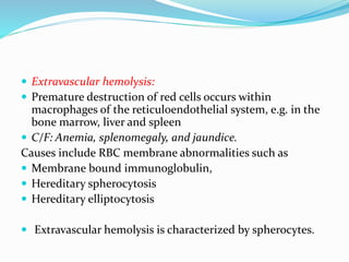 An Overview of Hemolytic anemia | PPTX