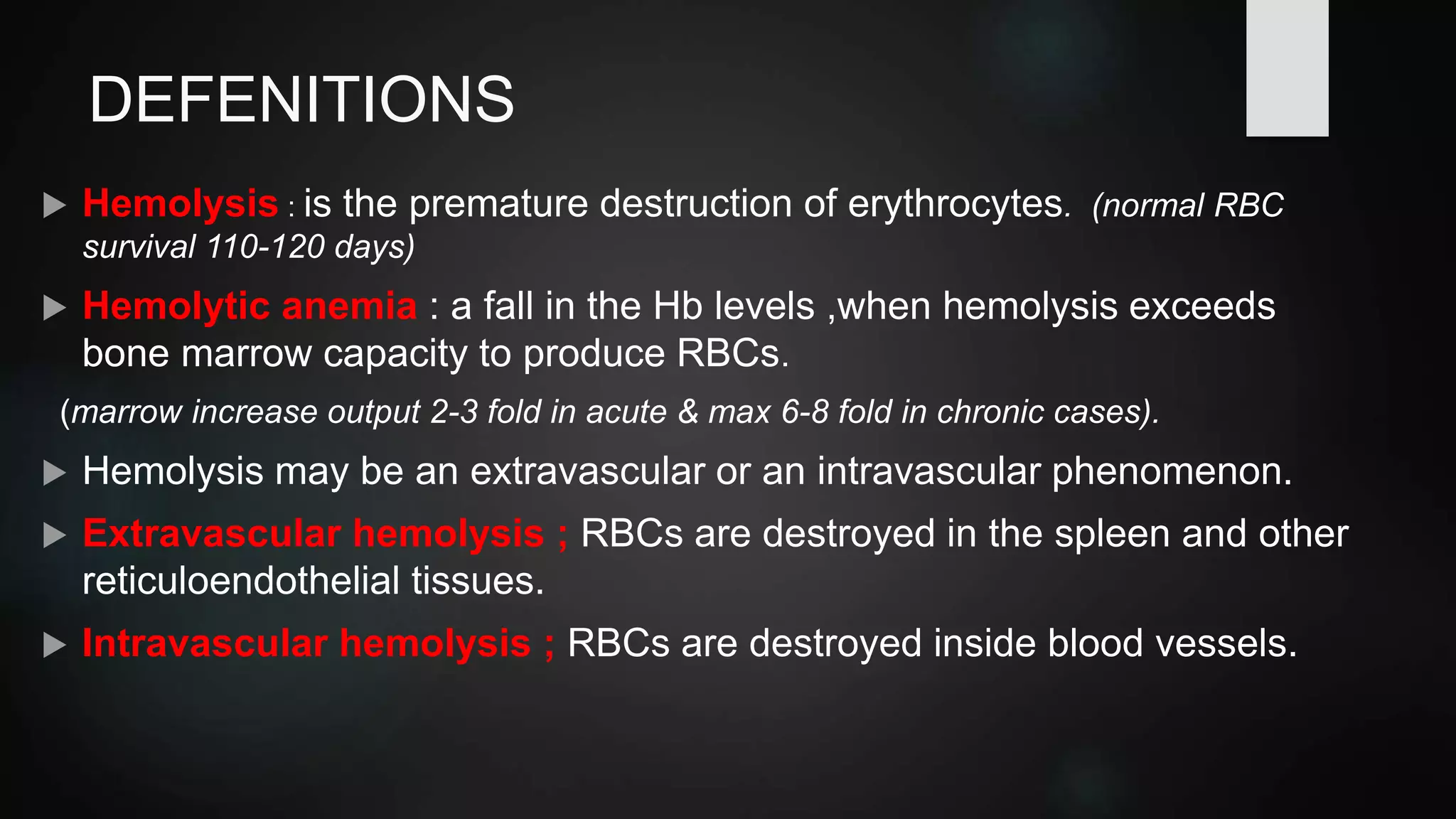 Hemolytic anemia | PPTX