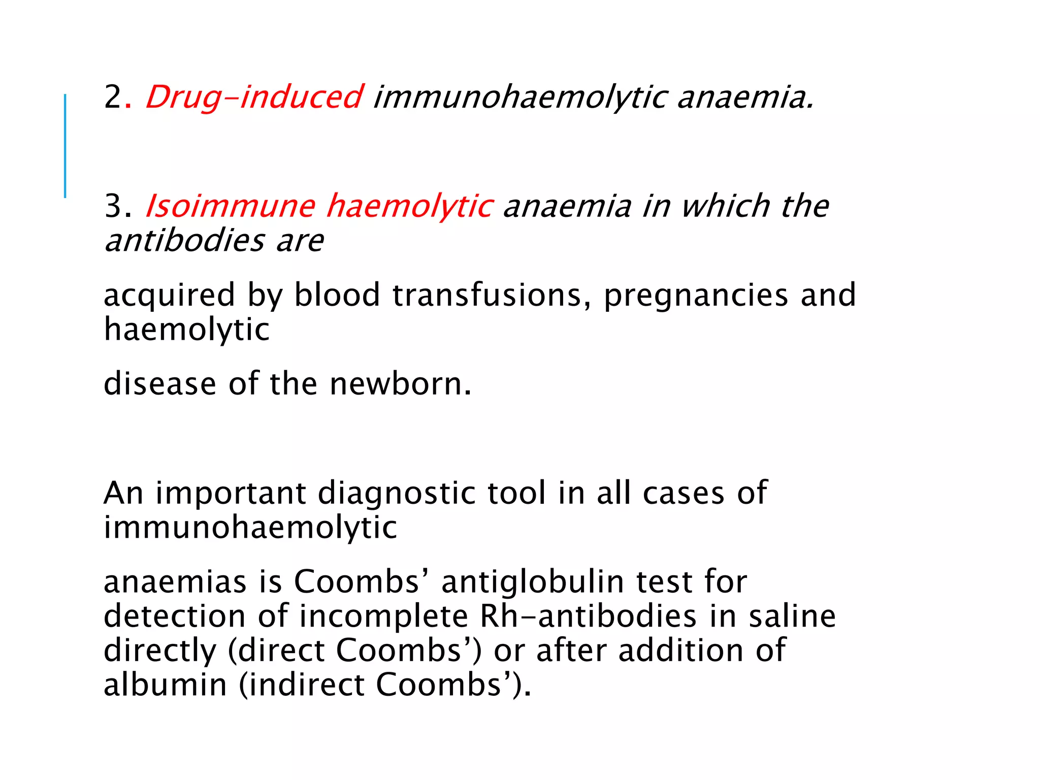 Hemolytic anemia | PPTX