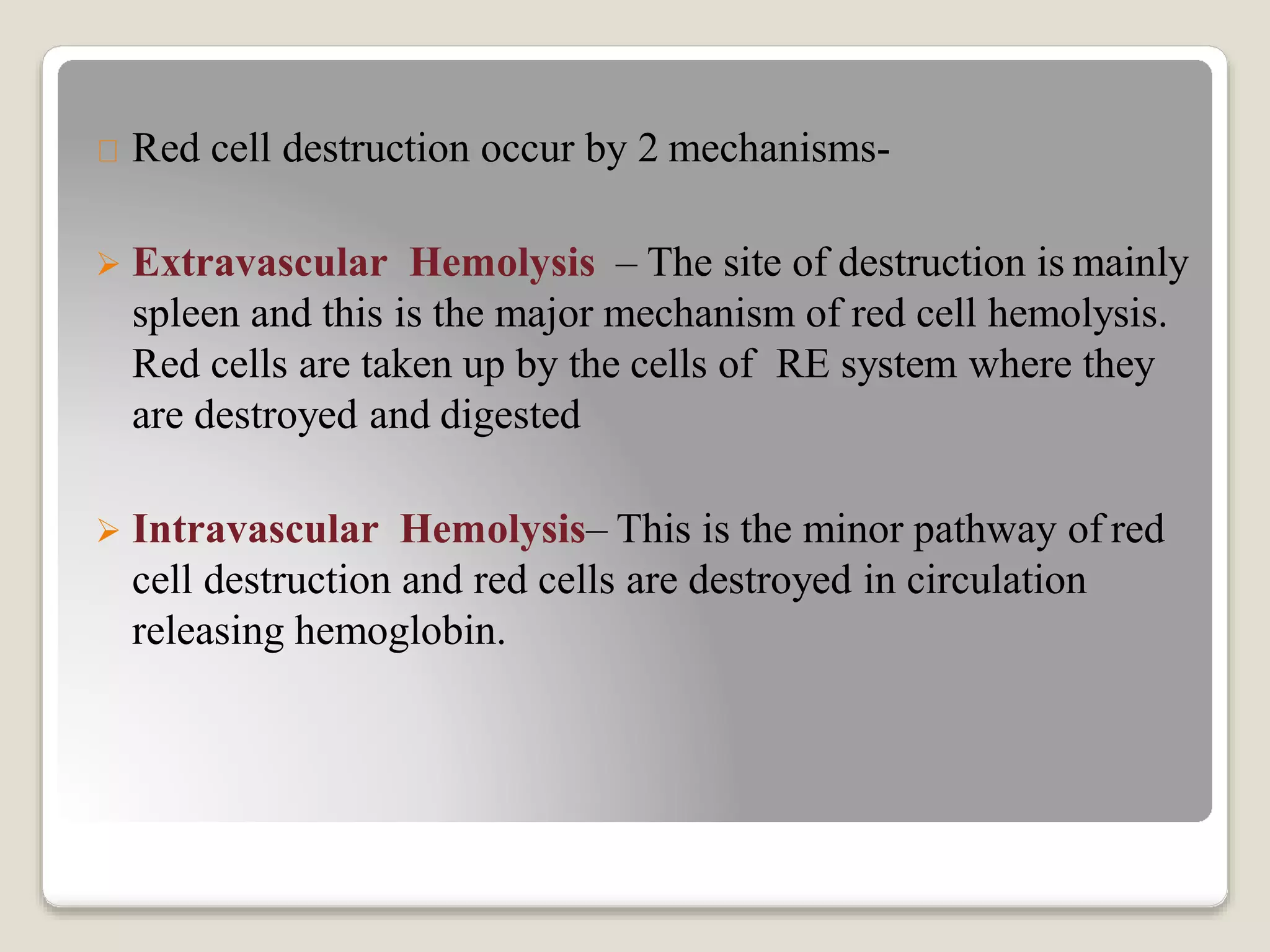 Hemolytic anemia | PDF
