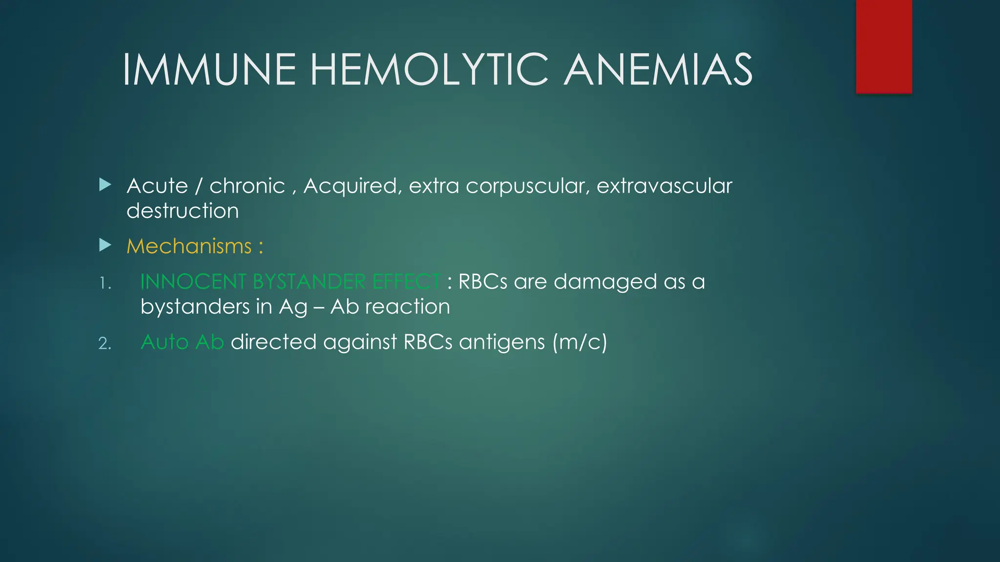 HEMOLYTIC ANEMIA -including autoimmine hemolytic anemia.pptx