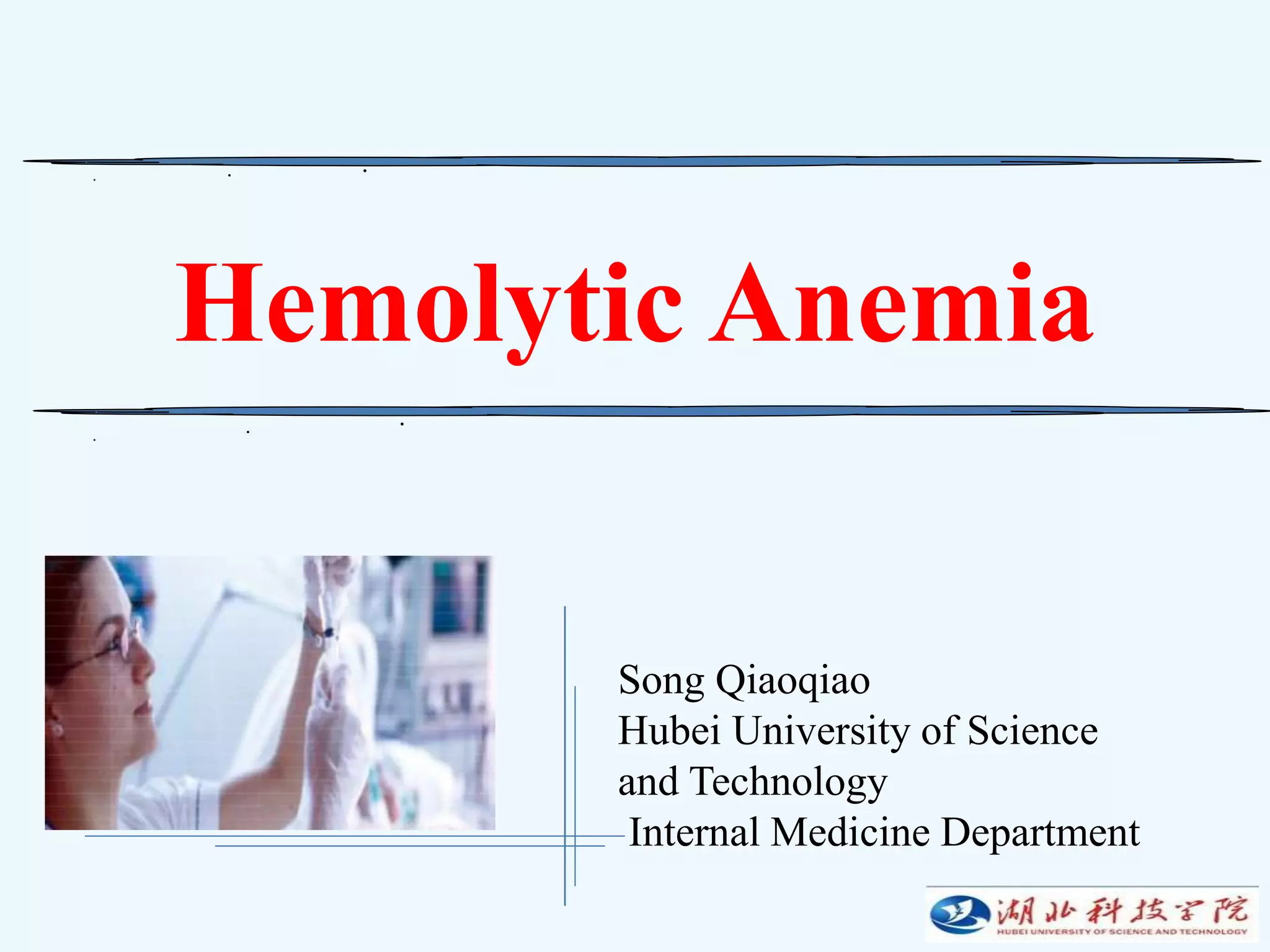 hemolytic anemia--song.ppt