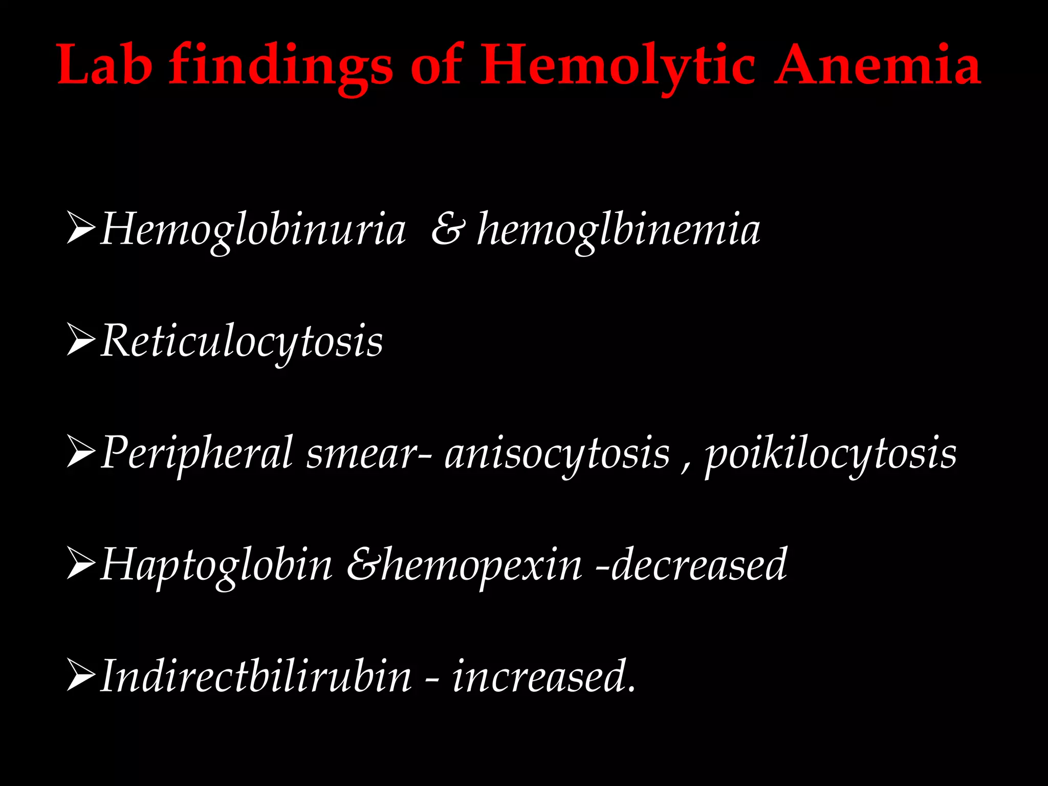 Hemolytic anemia (1) | PPTX