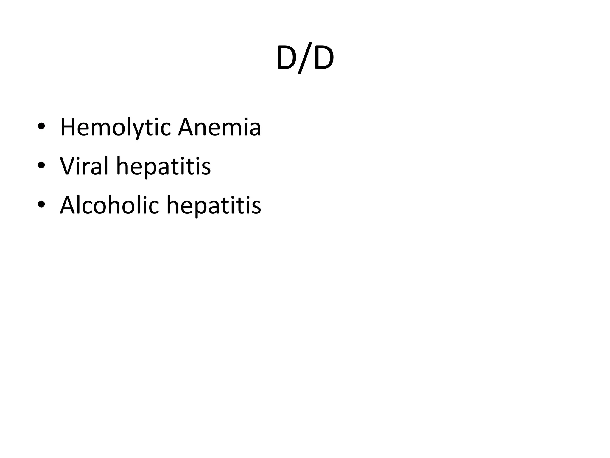 Hemolytic anemia case | PPTX
