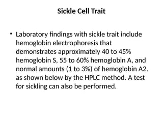 Hemolytic anemia HPLC new good one .pptx